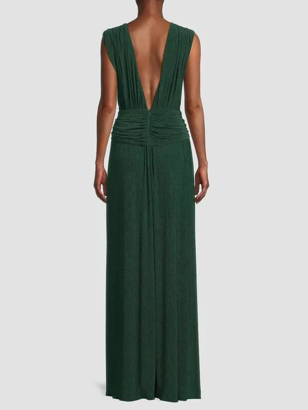 Black Halo Eliora Ruched Gown