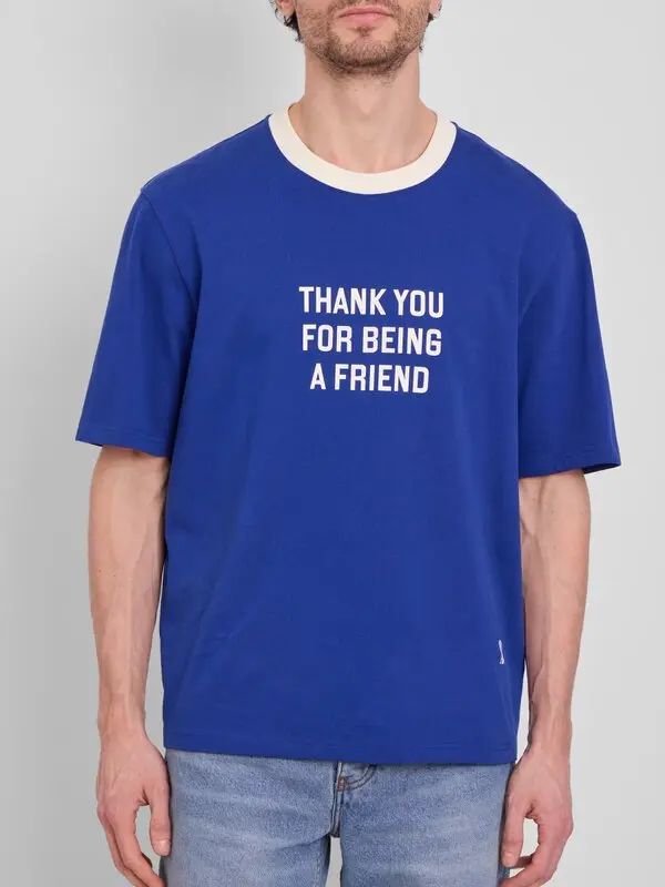 AMI Paris Thank You For Being A Friend Boxy T-shirt