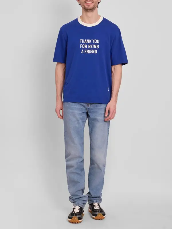 AMI Paris Thank You For Being A Friend Boxy T-shirt