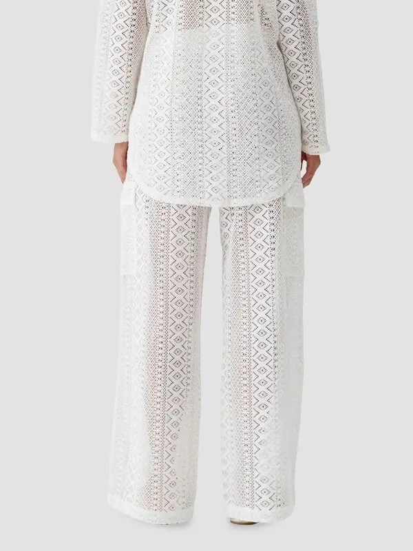Melissa Odabash Odette Crochet Cover-up Pants