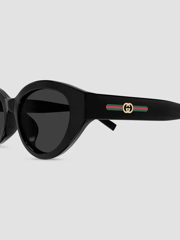 Gucci Lines 52mm Cat-eye Sunglasses