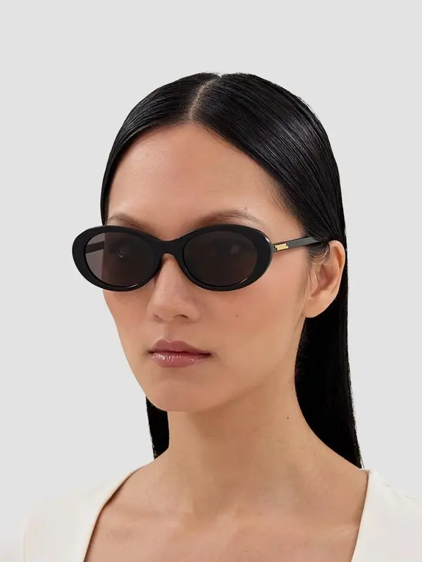Bottega Veneta 55mm Oval Sunglasses