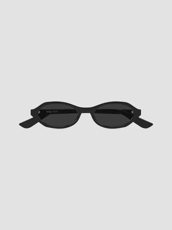 Alexander McQueen Spike 51mm Oval Sunglasses
