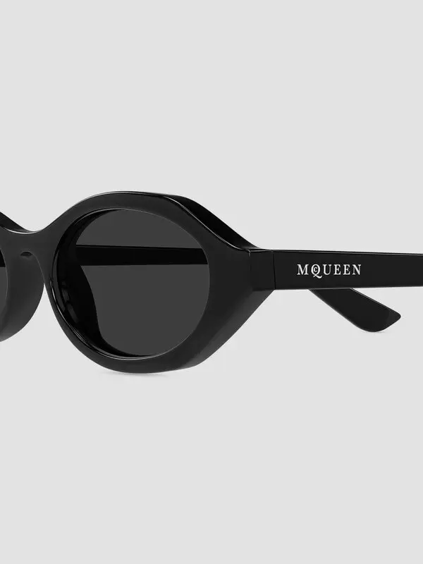 Alexander McQueen Spike 51mm Oval Sunglasses