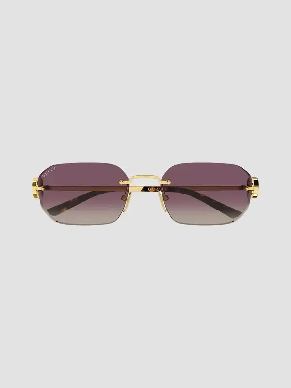 Gucci Interlocking G Gg Evolution 57mm Rectangular Sunglasses