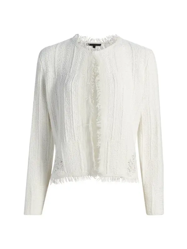 Kobi Halperin Marlee Distressed Textured Knit Sweater