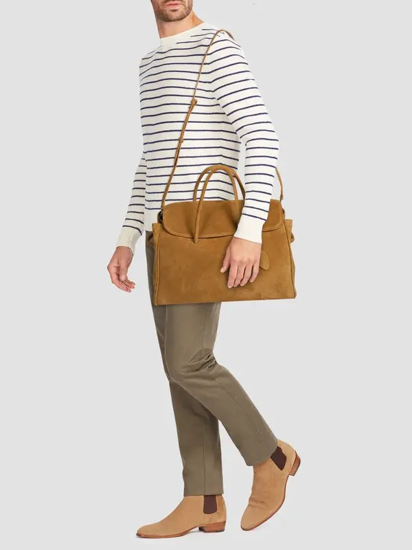 Jacquemus Le Cabas Turismo Suede Tote Bag