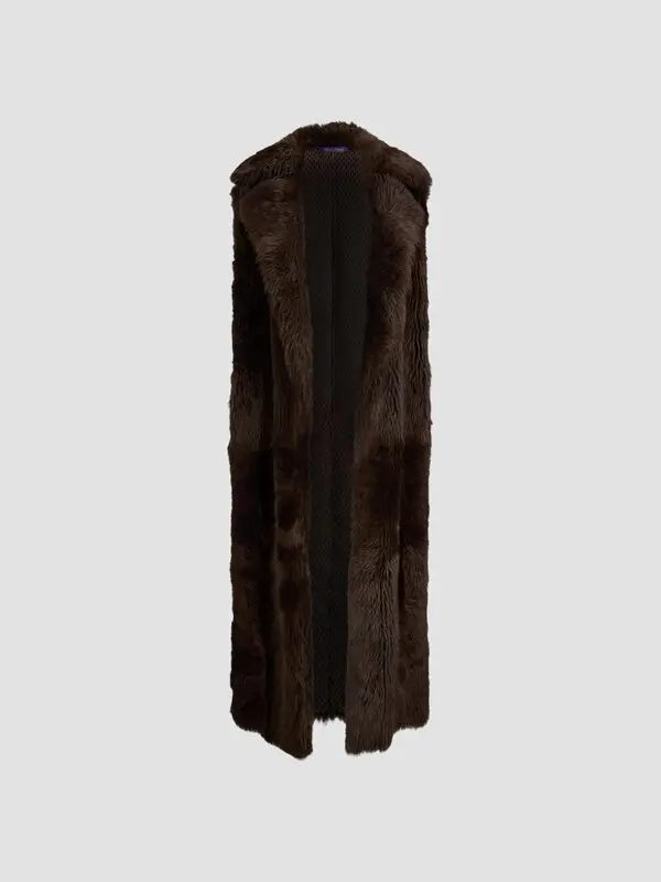 Ralph Lauren Carinne Lamb-shearling Vest