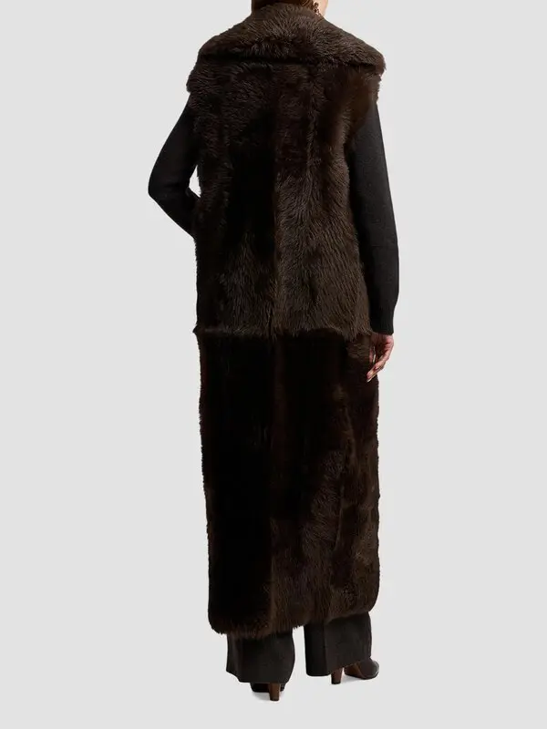 Ralph Lauren Carinne Lamb-shearling Vest