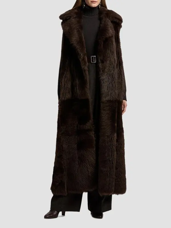 Ralph Lauren Carinne Lamb-shearling Vest