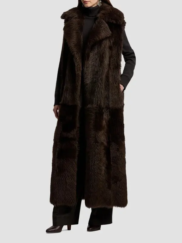 Ralph Lauren Carinne Lamb-shearling Vest