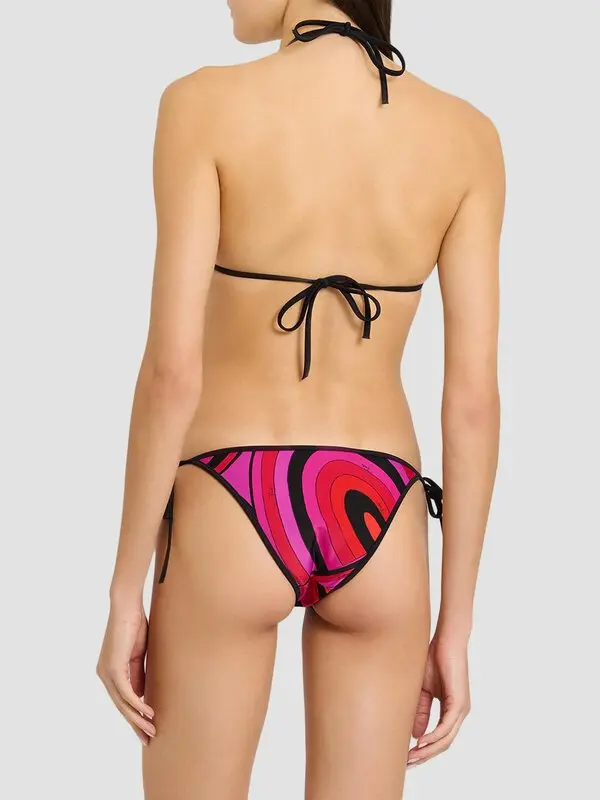 Emilio Pucci L'alba Printed Bikini Top