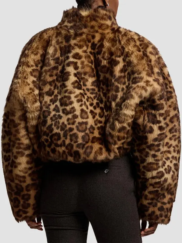 Ralph Lauren Balvin Leopard-print Shearling Coat