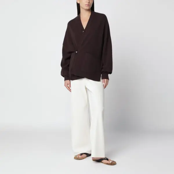Extreme Cashmere Dark Tokio Cardigan In Cashmere Blend