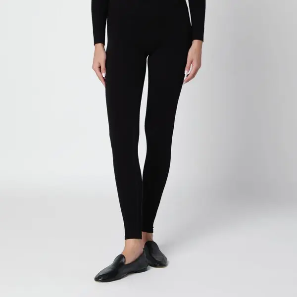 TOTEME Viscose Compression Leggings - Black