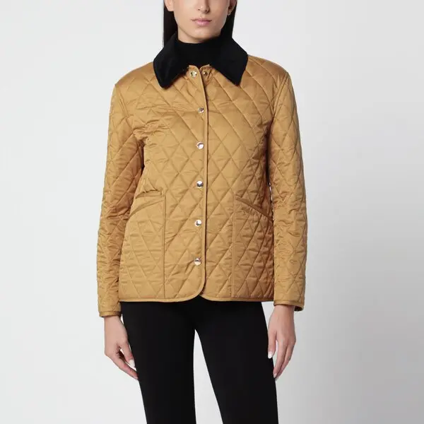 Burberry Camel Quilted Jacket
