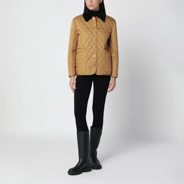 Burberry Camel Quilted Jacket
