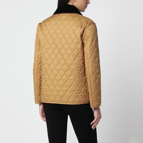 Burberry Camel Quilted Jacket
