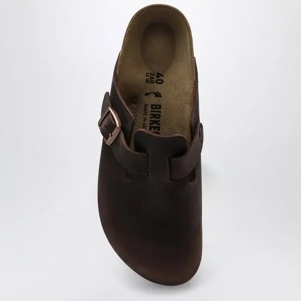 BIRKENSTOCK Habana Oiled Leather Boston Clogs By