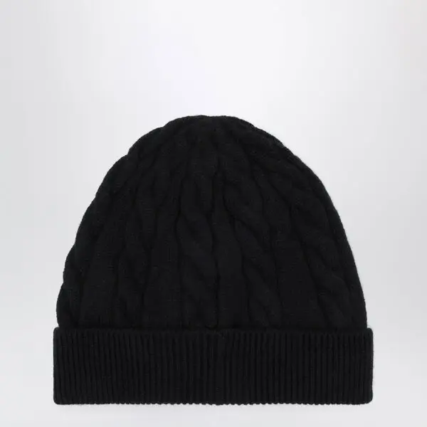 Loro Piana Navy Cable-knit Cashmere Beanie - Blue