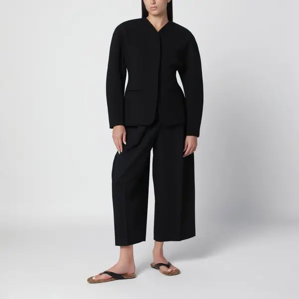 Jacquemus Ovalo Jacket In Viscose Blend