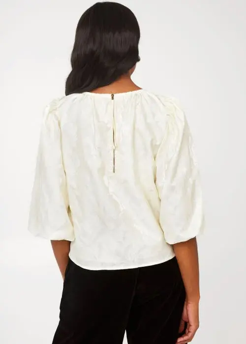 ABBEY GLASS Hadley Top - Ivory