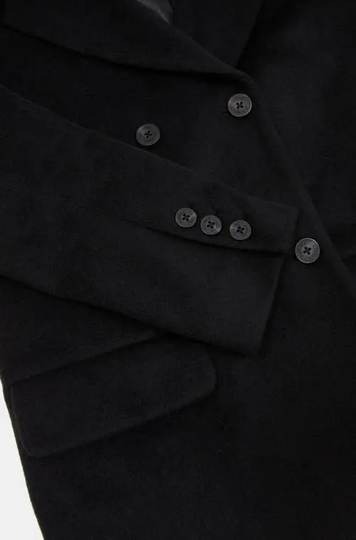 DISTURBIA Lethe Hooded Scarf Longline Coat