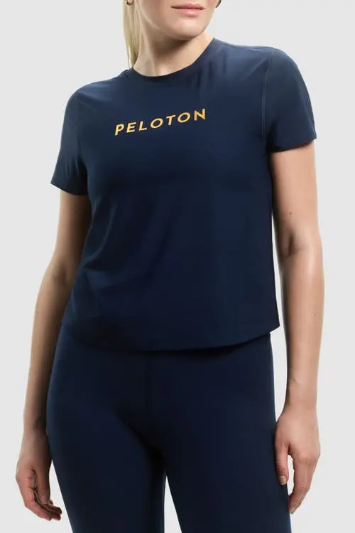 PELOTON Essential Everyday Short Sleeve - Deep Navy