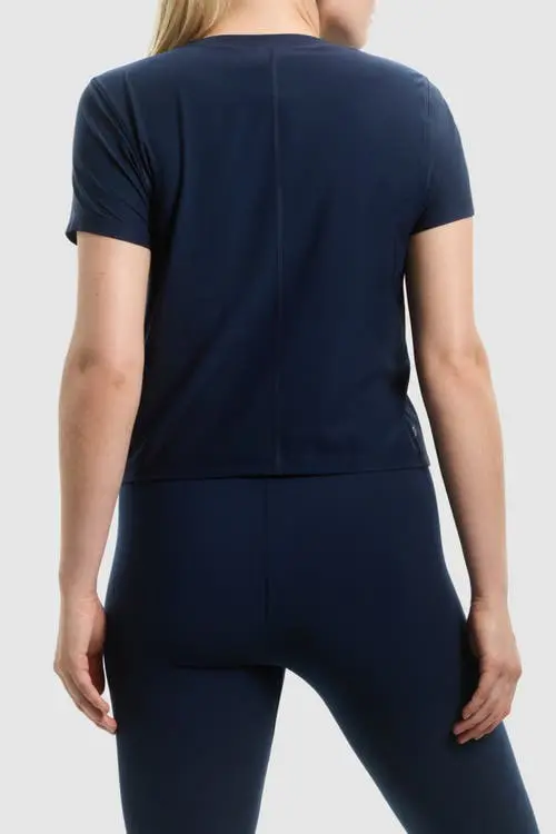 PELOTON Essential Everyday Short Sleeve - Deep Navy
