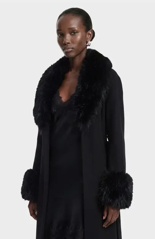 Rudsak Marilla Wl Wool Cashmere Coat - Black
