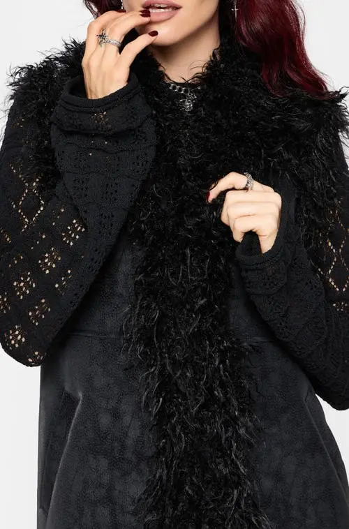 DISTURBIA Hexweave Longline Gilet