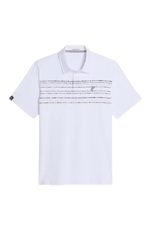ASHWORTH GOLF Mini Chest Stripe Polo