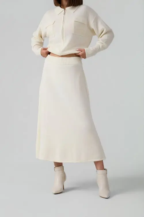 LE FAFO Cashmere Blend Skirt