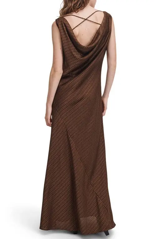 Rag & Bone Jessica Cowl Neck Maxi Dress