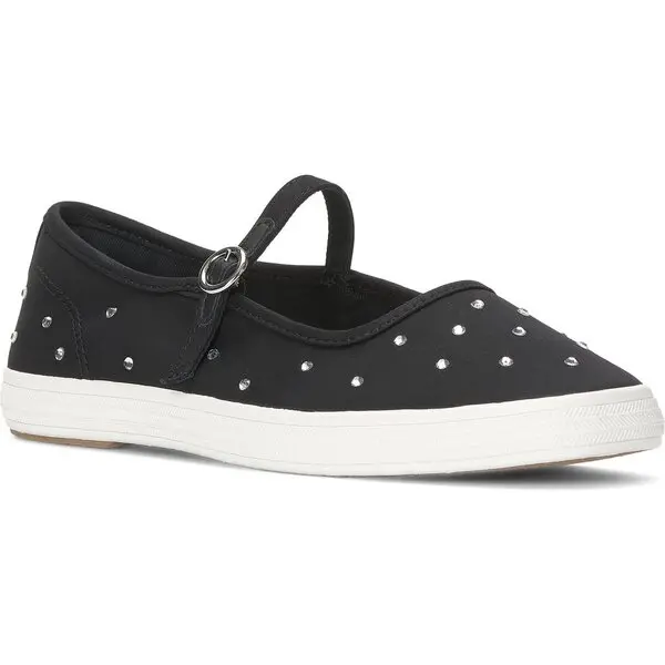 Keds® Square Toe Mary Jane Sneaker - Black