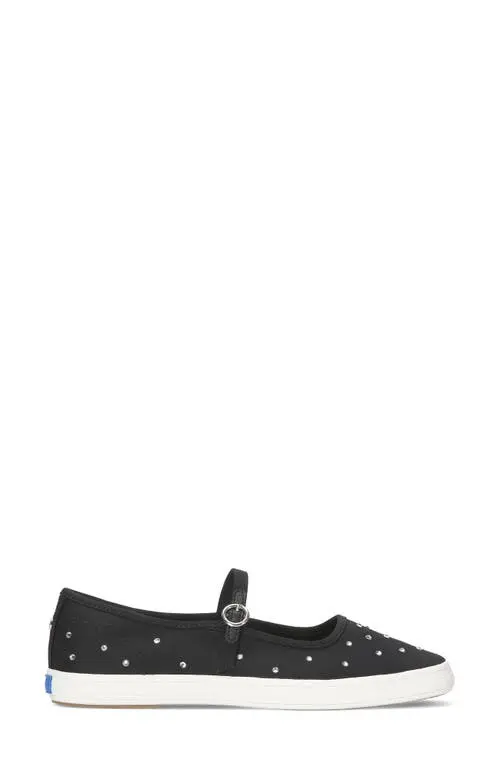 Keds® Square Toe Mary Jane Sneaker - Black