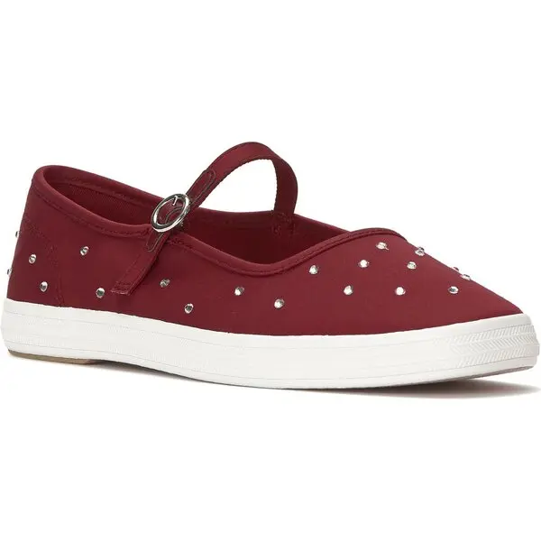 Keds® Square Toe Mary Jane Sneaker - Winery