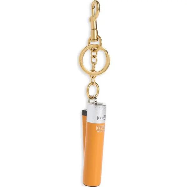 ANYA HINDMARCH Anya Brands Clipper Leather Bag Charm - Sunset