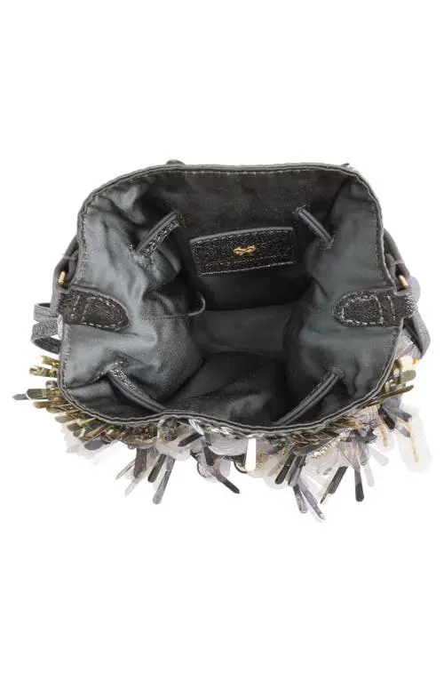 ANYA HINDMARCH Creature Embellished Suede Crossbody Bag