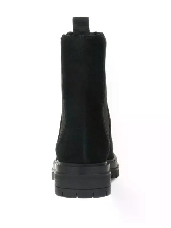 GIANVITO ROSSI Chester Suede Chelsea Boots - Black