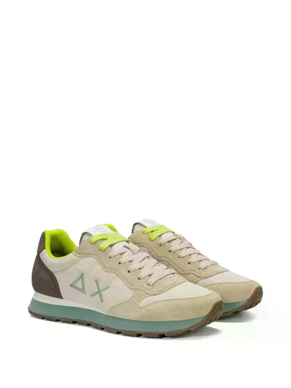 SUN 68 Tom Panelled Logo-embroidered Sneakers