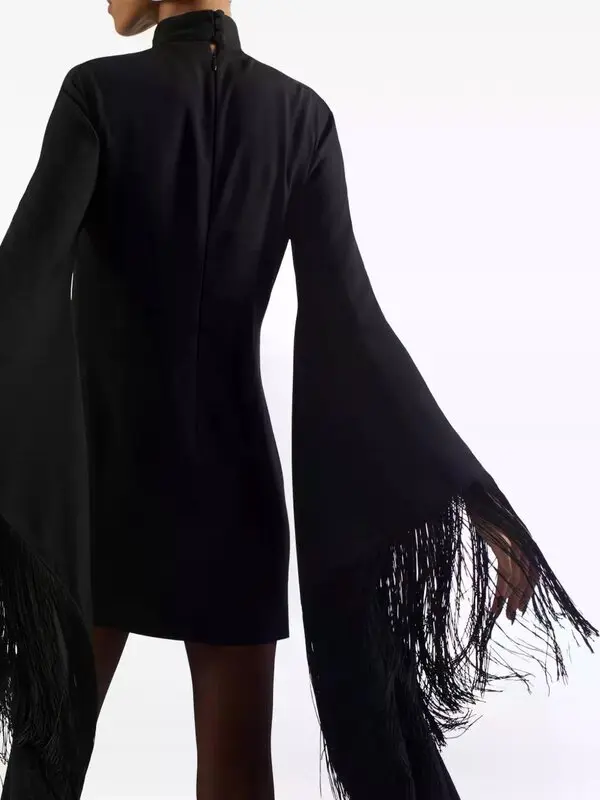 TALLER MARMO Dragon Fringe-trimmed Mini Dress