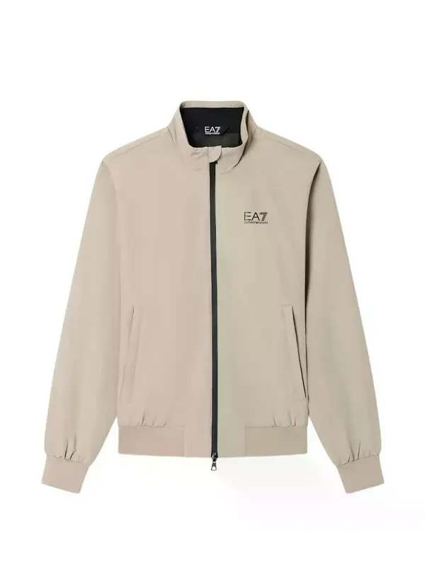 EA7 Logo-print Zip-up Jacket