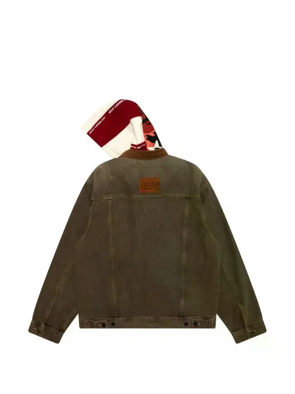 AAPE BY *A BATHING APE Corduroy-collar Denim Jacket