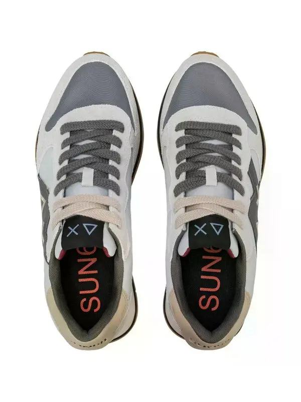 SUN 68 Logo-patch Suede-panel Sneakers