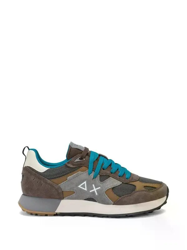 SUN 68 Jaki Panelled Logo-embroidered Sneakers