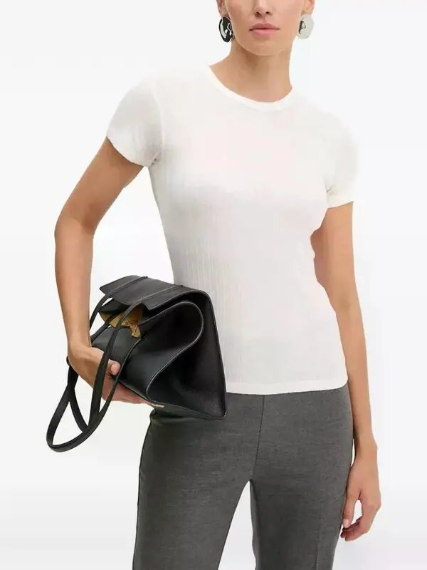 DRYKORN Ribbed Short-sleeve T-shirt - Neutrals