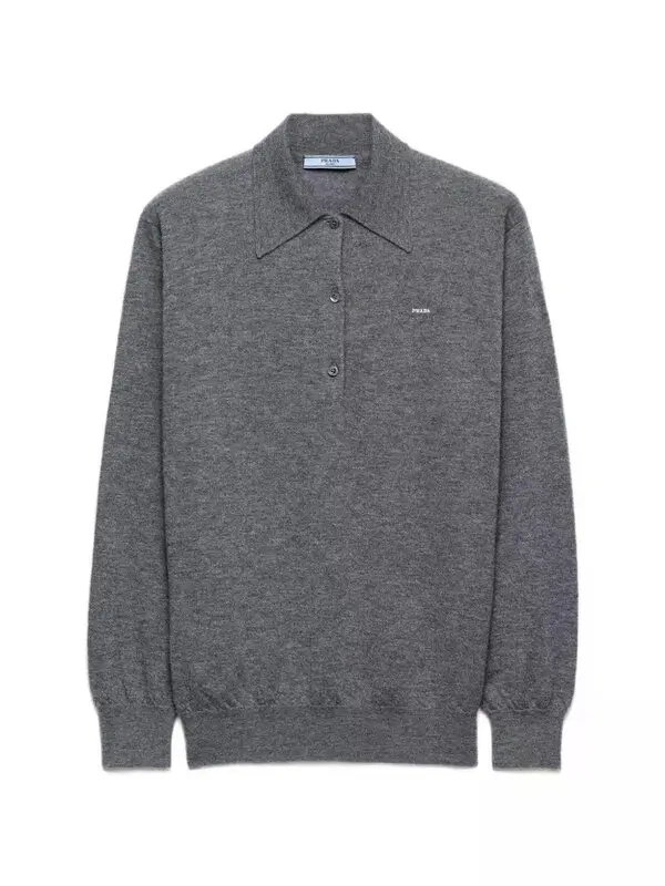 Prada Cashmere Polo Sweater