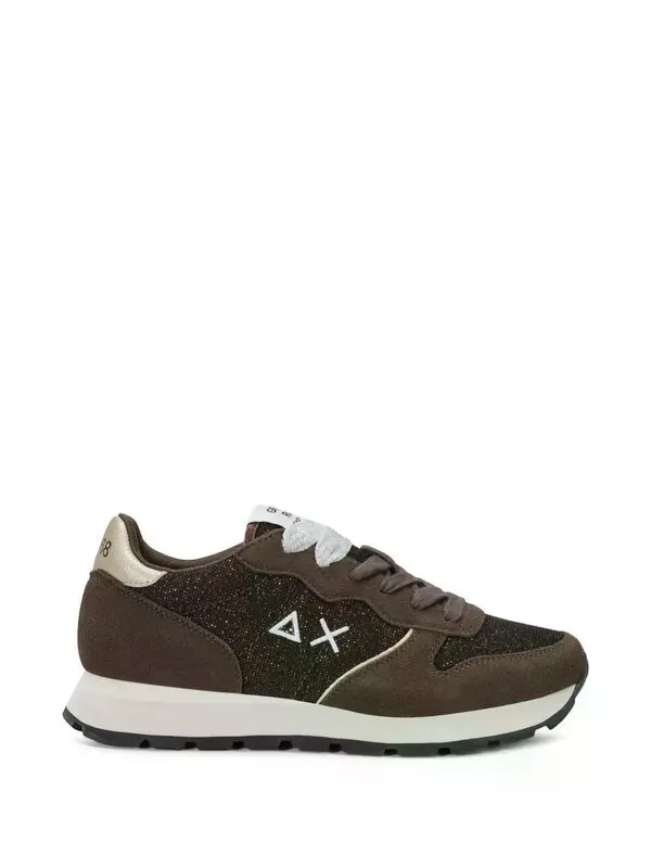 SUN 68 Ally Glitter Suede Sneakers