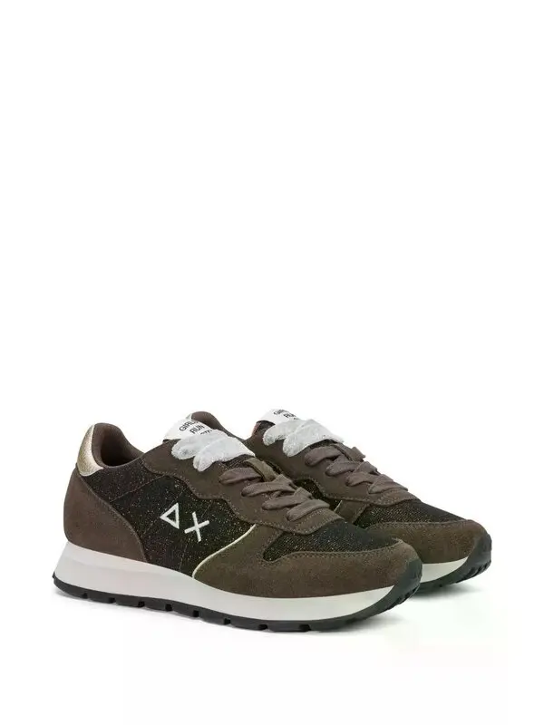 SUN 68 Ally Glitter Suede Sneakers